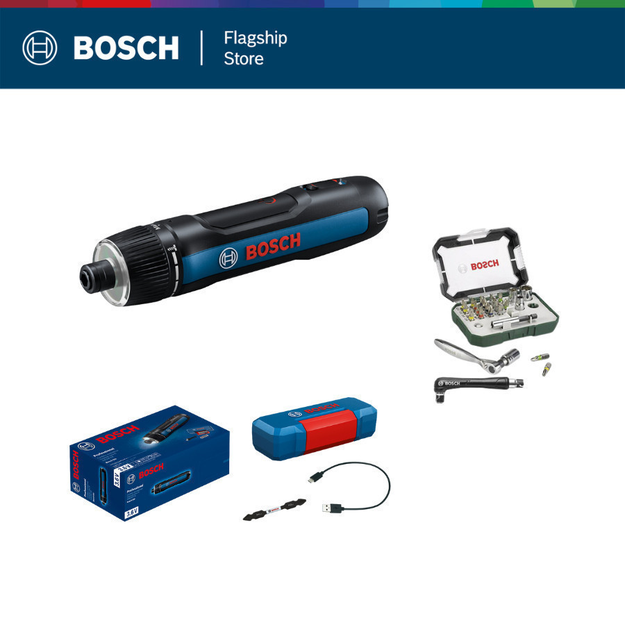 BOSCH ชุดสุดคุ้ม Bosch GO 3 (SOLO) New หัวล็อค Universal และชุด X-line ...