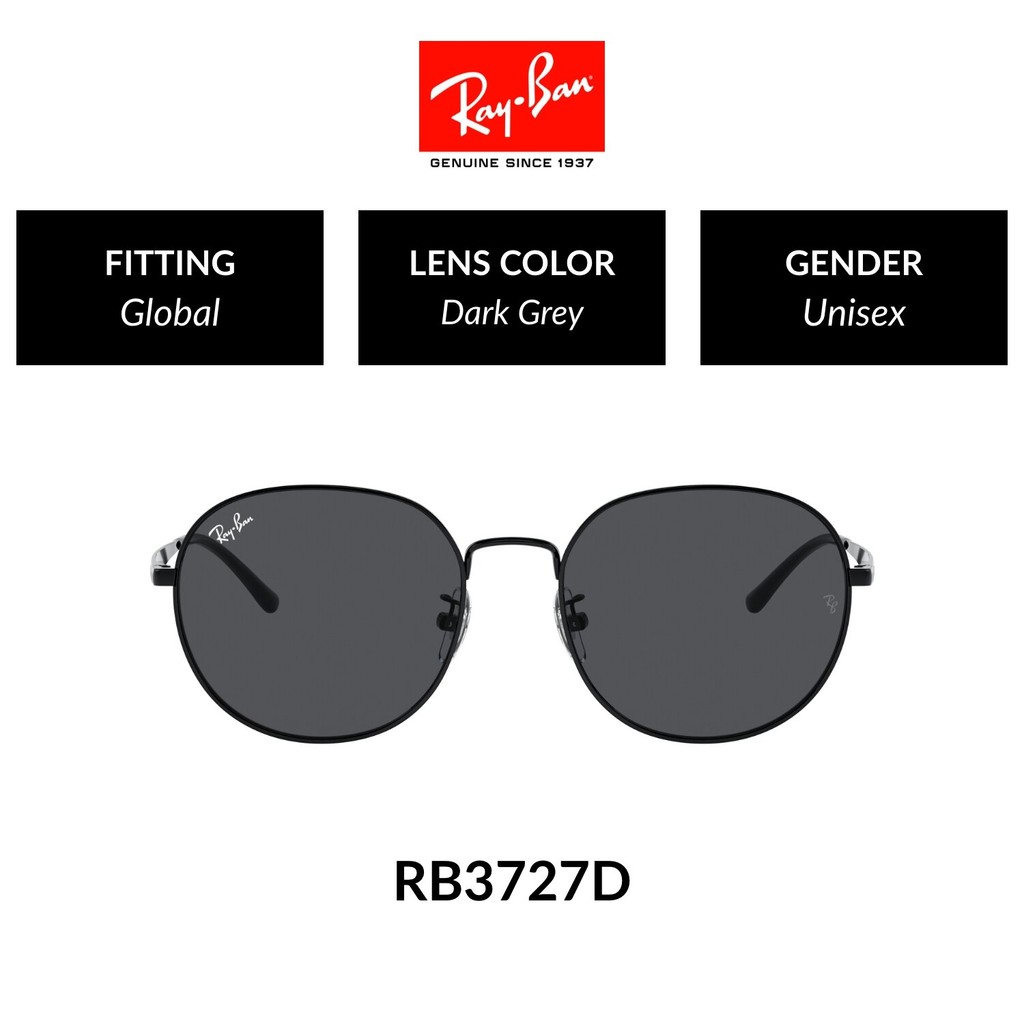 RAY-BAN RB3727D 002/87 - Sunglasses แว่นกันแดด | Shopee Thailand