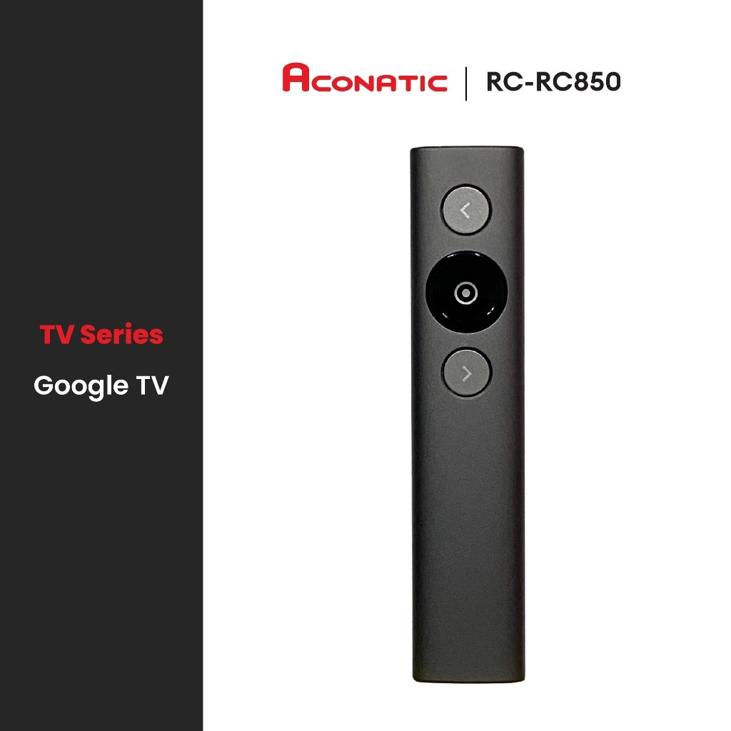 ACONATIC รีโมท Laser Pointer รุ่น RC-RC850 ใช้สำหรับ SMART TV Google รีโมทพอยเตอร์ เชื่อมต่อ ...