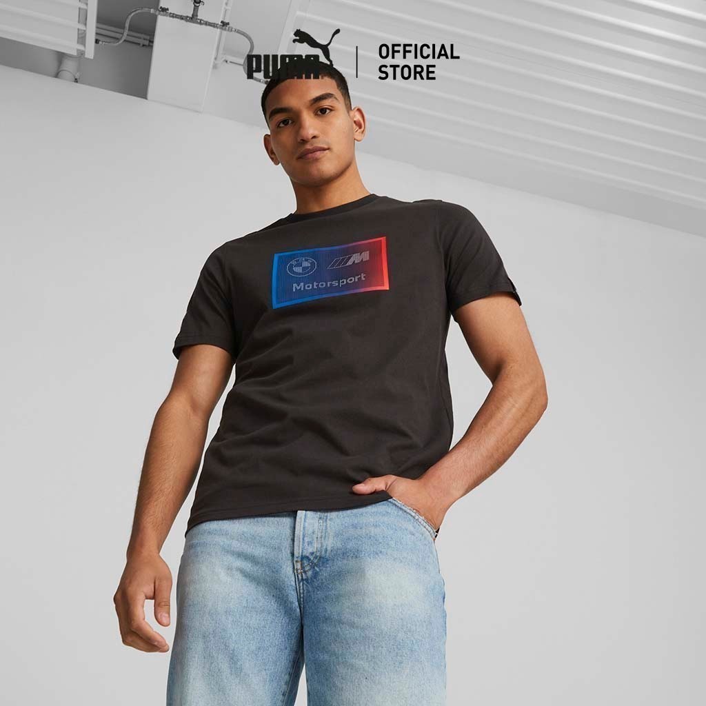PUMA AUTO - เสื้อยืดผู้ชายโลโก้ BMW M Motorsport สีดำ 62129801 | Shopee ...