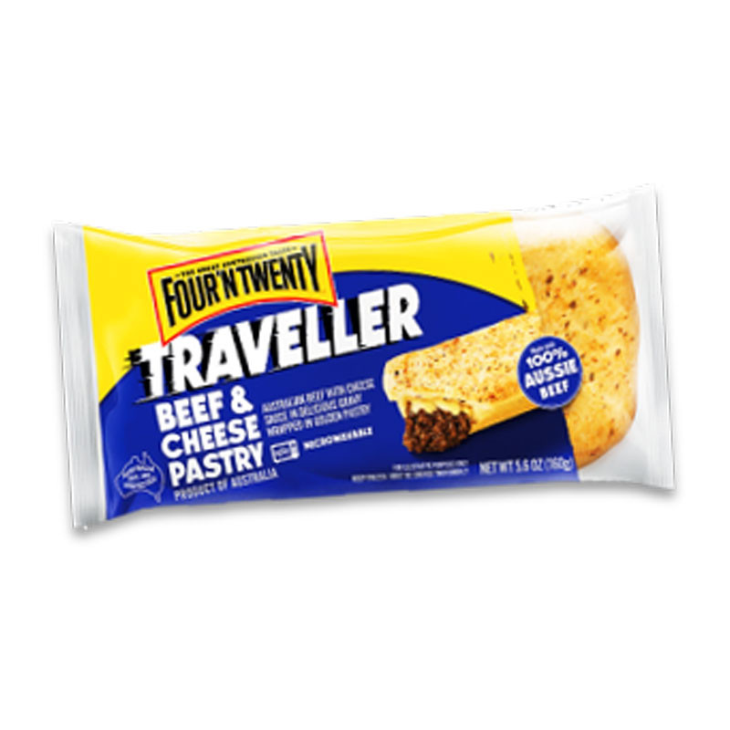 โฟร์แอนด์ทเวนตี้ เทรเวลเลอร์ พายเนื้อชีส 160 ก. FOUR N TWENTY Traveller Beef & Cheese 160 g ...