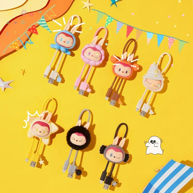 (พร้อมส่งจากไทย) สายชาร์จ LABUBU&DIMOO ใช้สำหรับอุปกรณ์เสริมโทรศัพท์ ...