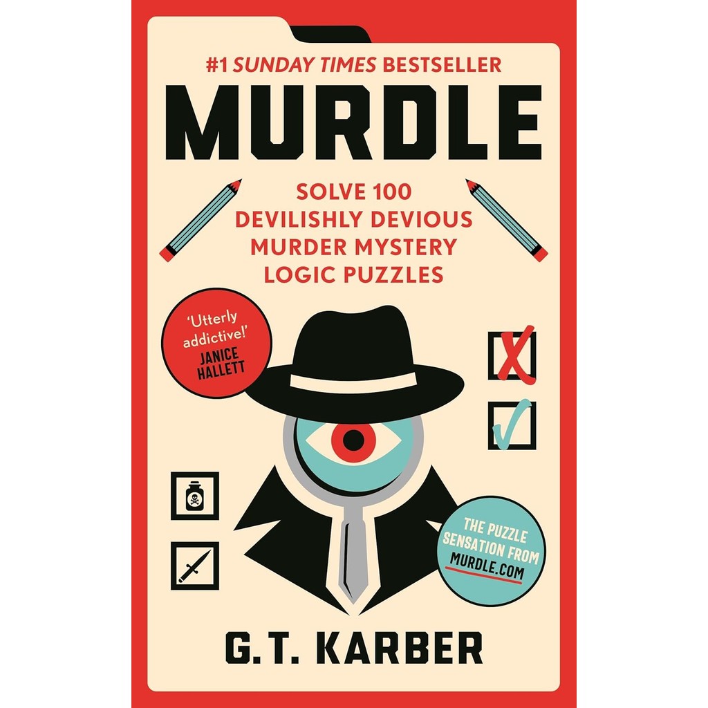 หนังสืออังกฤษใหม่ Murdle : Solve 100 Devilishly Devious Murder Mystery ...