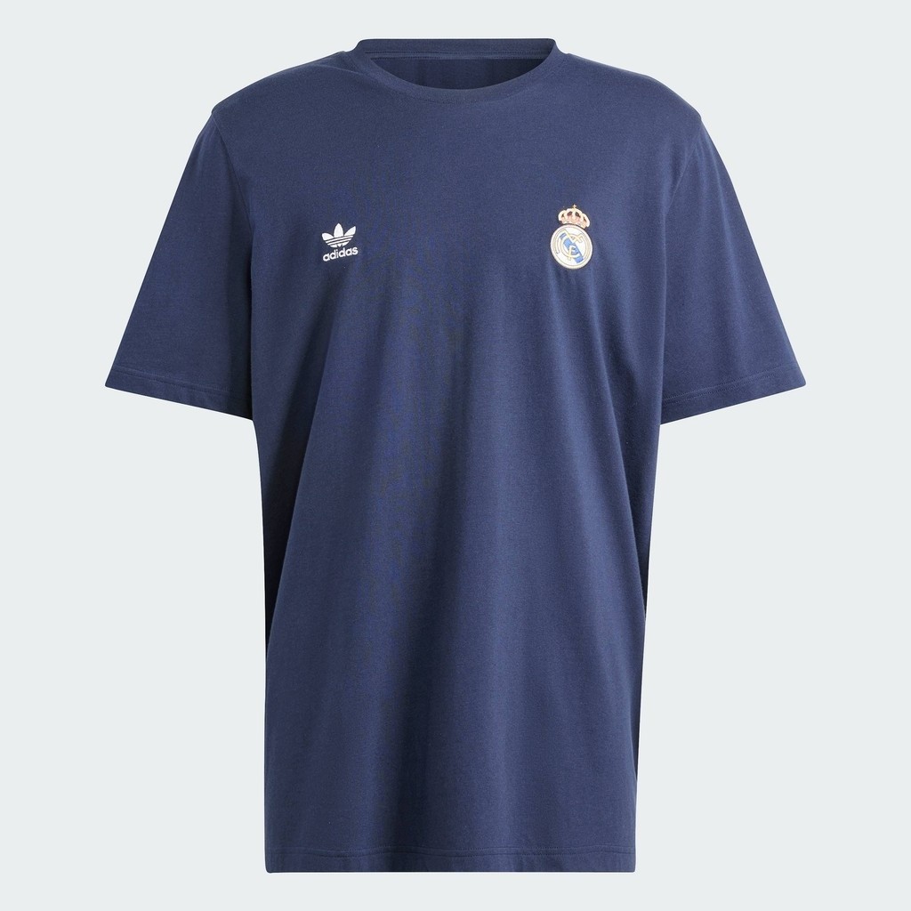 adidas Football Real Madrid Essentials Trefoil Tee Men Blue IL1028 ...