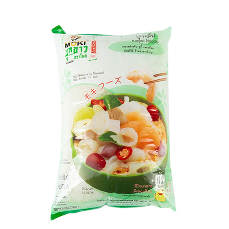 โมคิ บุกเส้นกลม 2 กก. MOKI Round Konjac Noodle 2 kg | Shopee Thailand
