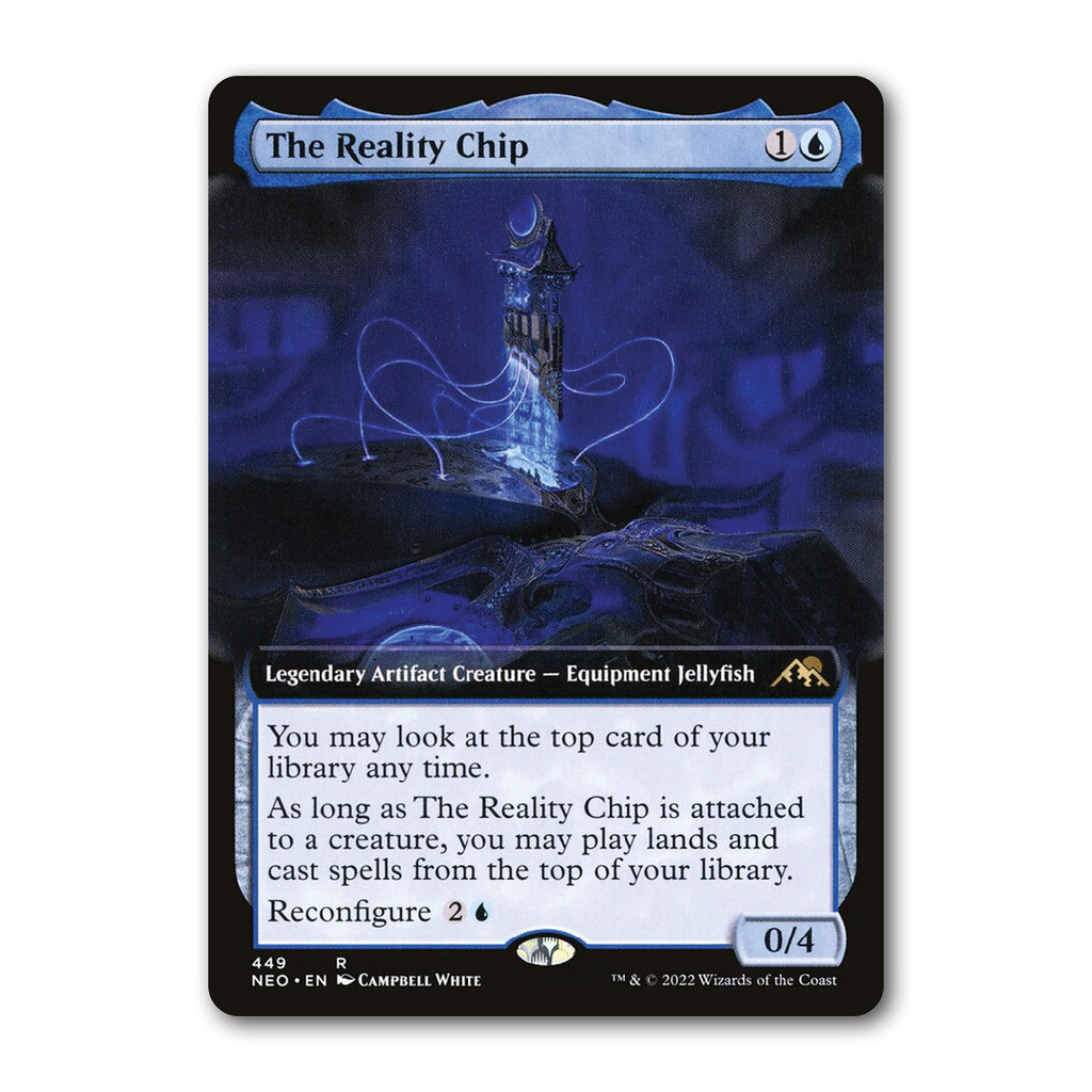 [MTG] The Reality Chip [NEO] [Blue] [Rare] [Normal] [ENG] [2022] (Magic ...