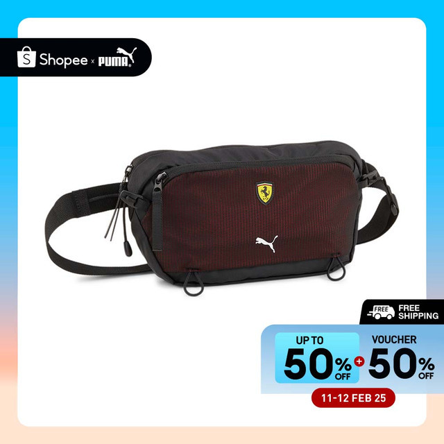 PUMA AUTO - กระเป๋าคาดเอว Race สีดำ 09066302 | Shopee Thailand