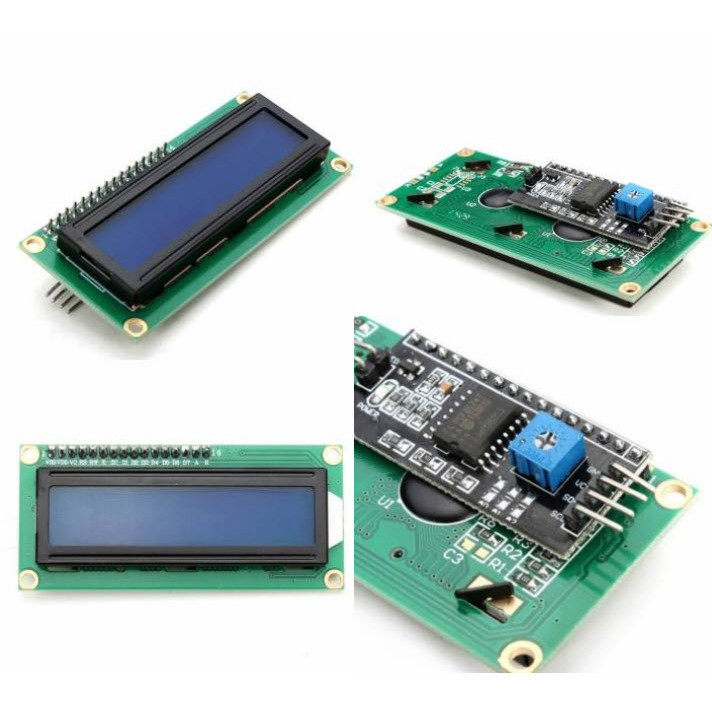 I2C LCD1602 16x2 Serial LCD-Module Display for Arduino (BLUE) | Shopee Thailand