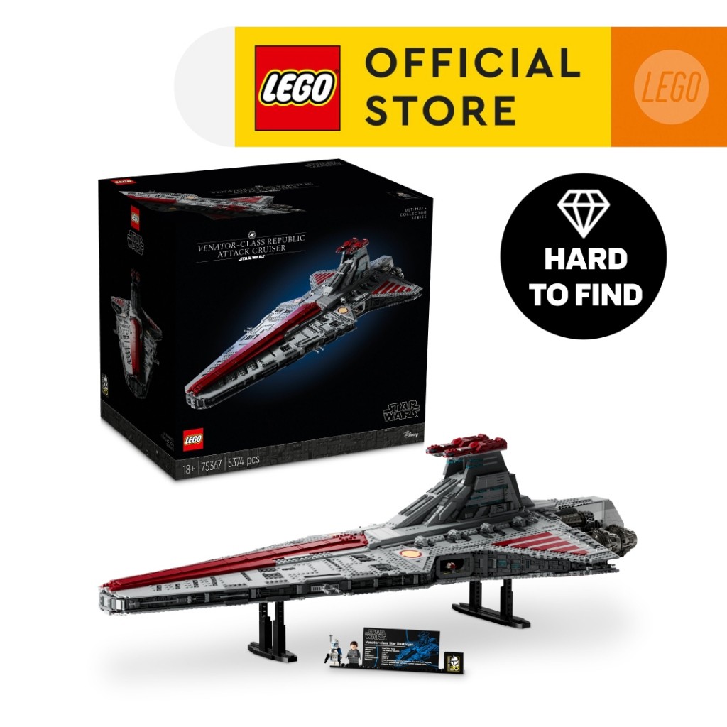 LEGO Star Wars 75367 Venator-Class Republic Attack Cruiser (5374 pieces ...
