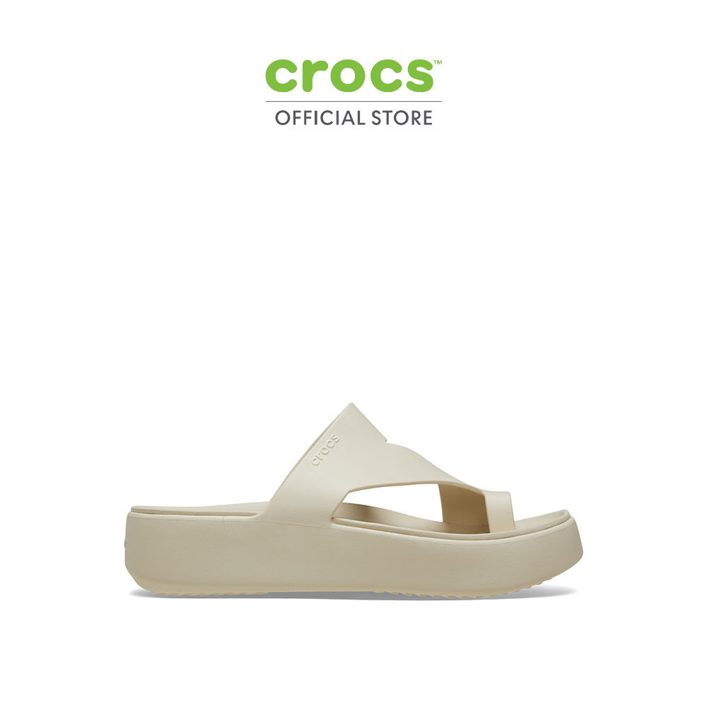 CROCS รองเท้าแตะผู้หญิง GETAWAY PLATFORM TOE LOOP รุ่น 210834-0LH ...