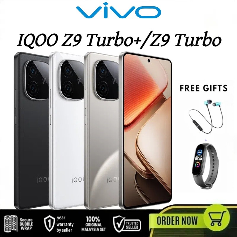 VIVO iQOO Z9 Turbo+ Dimensity 9300+ / Z9 Turbo Snapdragon 8s Gen 3 6.78 Inch AMOLED 144Hz 50MP ...