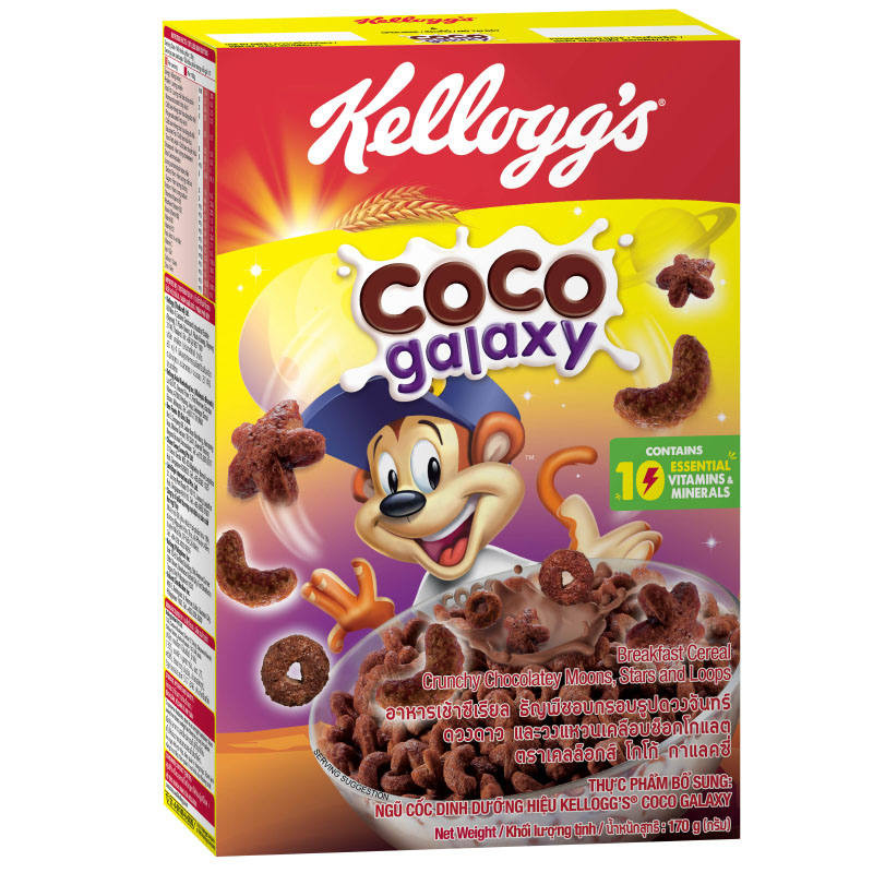 เคลล็อกส์โกโก้กาแลคซี่ 170กรัม / Kelloggs Coco Galaxy 170g ...