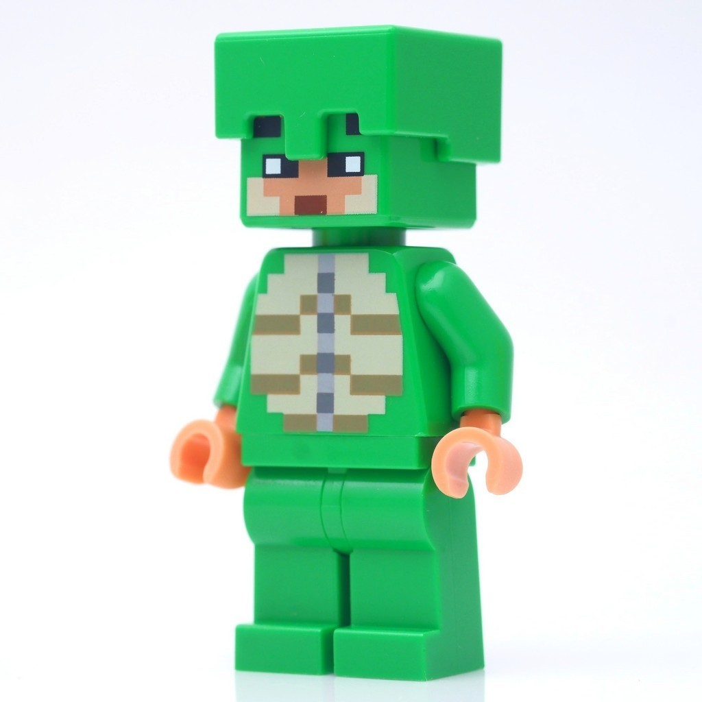 ( Ploybrick Minifigure ของแท้ ) Minecraft Turtle Skin Costume ชุดน้อง ...