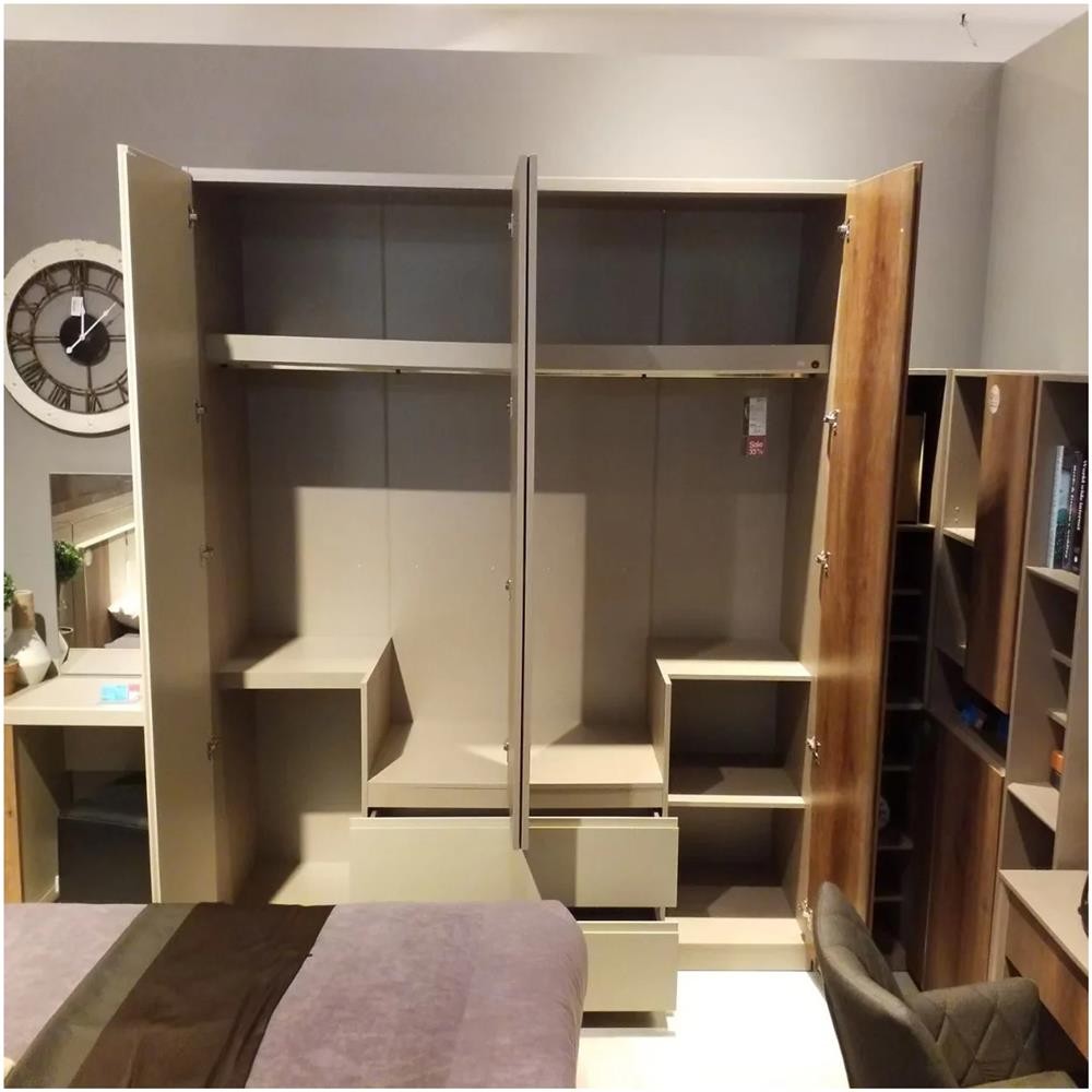 ตู้เสื้อผ้า SB FURNITURE ESTANO 19156869 สี HAZEL TIMBER เฟอร์นิเจอร์ ...