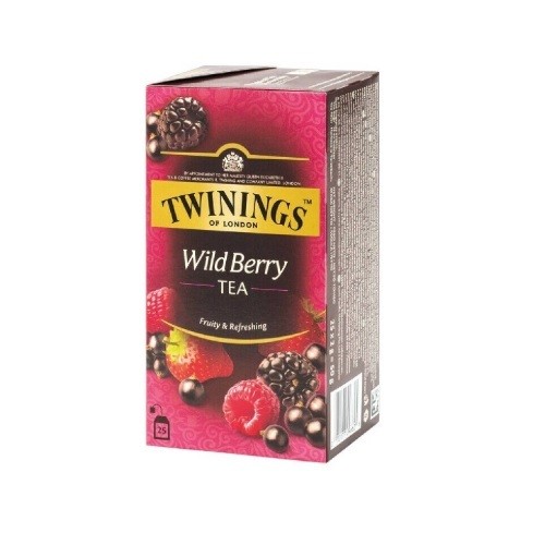Twinings Wild Berry Tea 50G ความลงตัวของชาดำรสเลิศกับผลไม้ในตระกูลเบอร์ ...