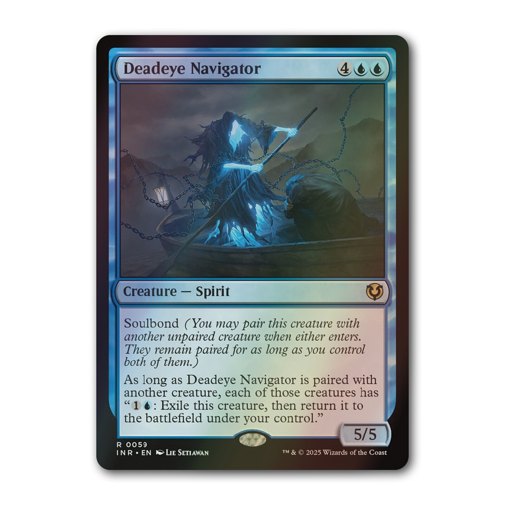 [MTG] Deadeye Navigator [INR] [Blue] [Rare] [Foil] [ENG] [2025] (Magic: The Gathering) | Shopee ...