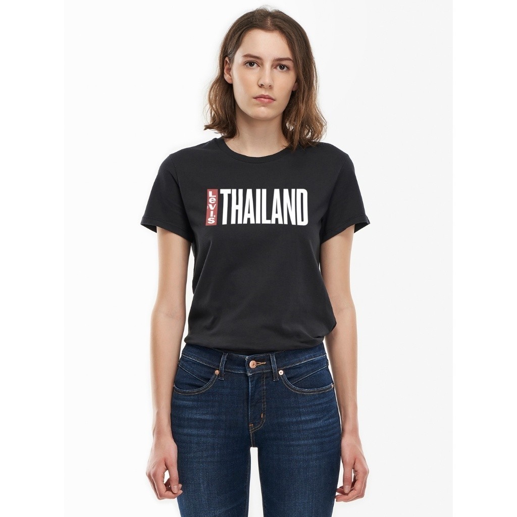 เสื้อยืด Levi's® Women's The Perfect Destination T-Shirt | Shopee Thailand