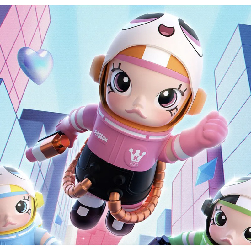 พร้อมส่งในไทย Popmart Mega Space Molly X The Powerpuff Girls Series 2068