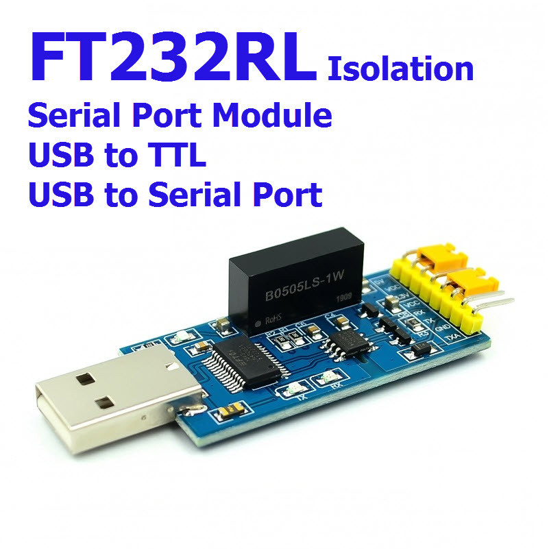 FT232RL Isolation Serial Port Module USB to TTL USB to Serial Port ...