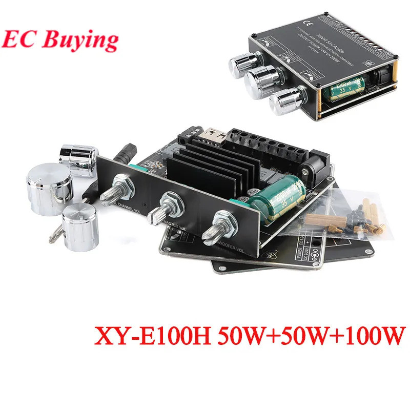 บอร์ดขยายเสียง XY-E100H ควบคุมด้วยแอป 50Wx2+100W TPA3116D2 2.1 ช่อง ...