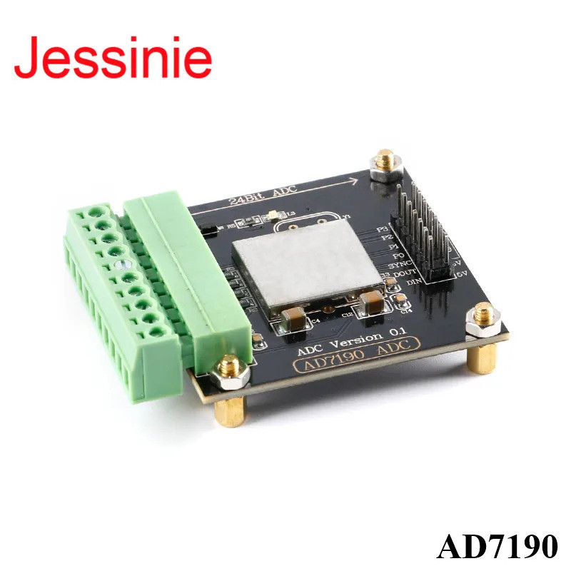 โมดูลแปลงอนาล็อกเป็นดิจิตอล AD7190 ADC สำหรับการชั่งน้ำหนักดิจิตอล 24 ตัวแปลงอนาล็อกเป็นดิจิตอล ...