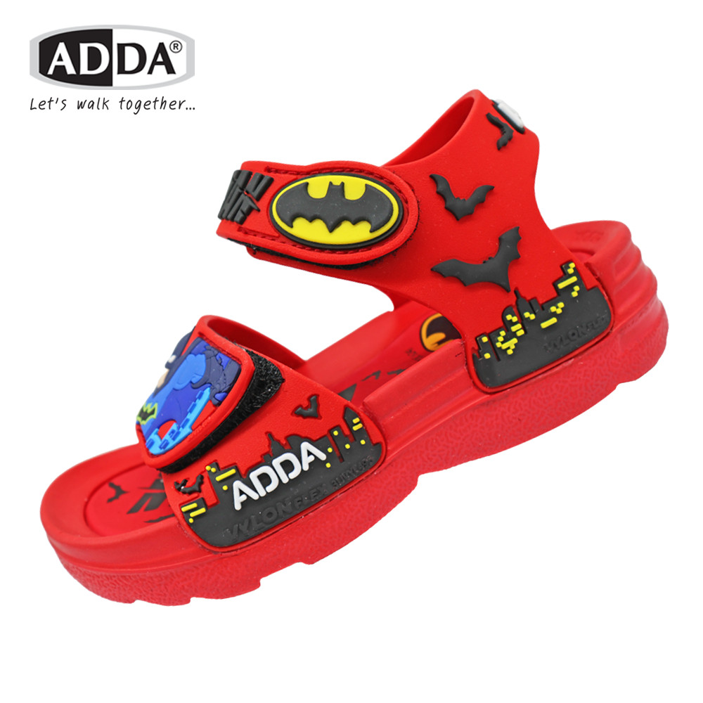ADDA รองเท้าแตะลำลอง แบบสวมรัดส้น ลาย Batman สำหรับเด็ก รุ่น 32E31B1 ...