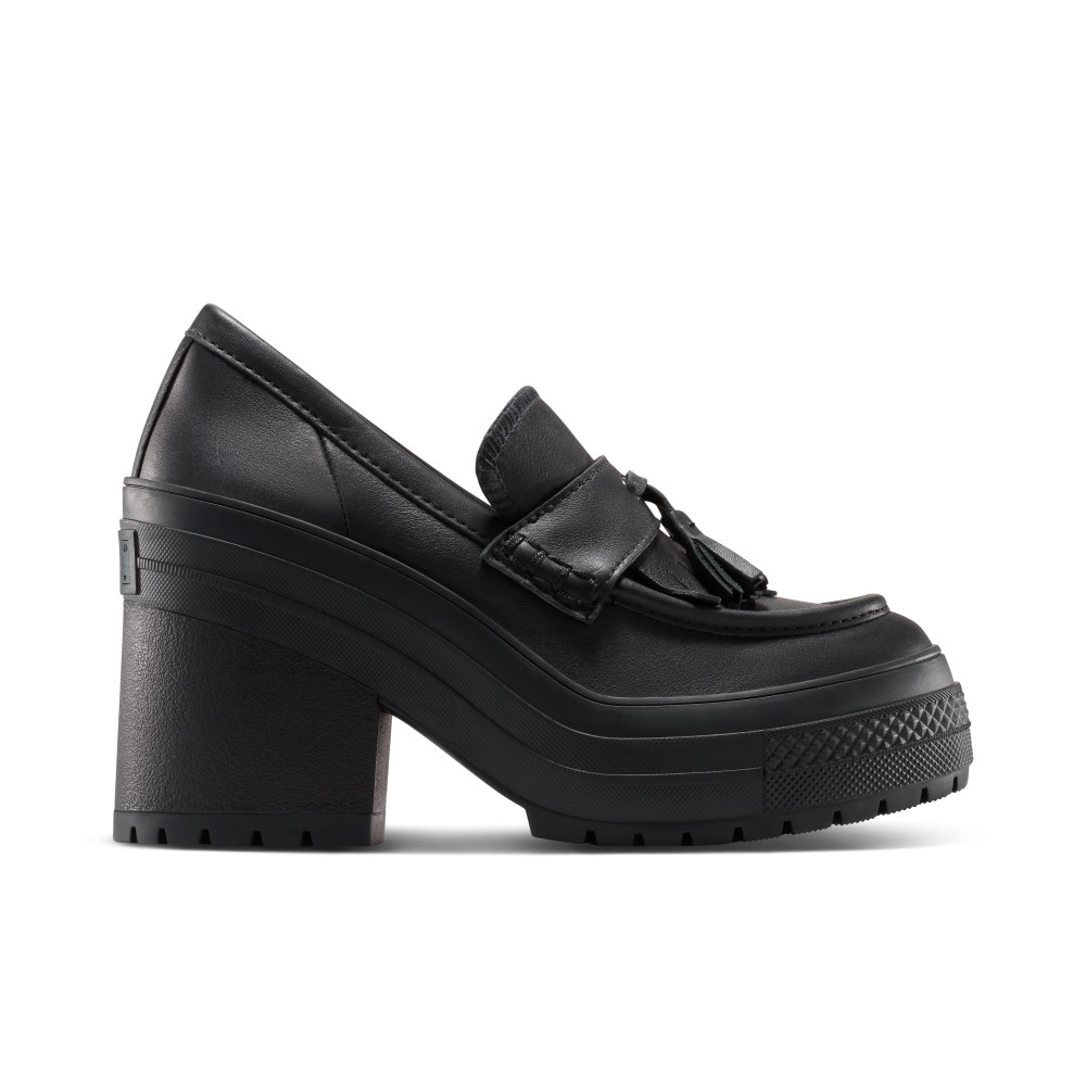 CONVERSE รองเท้า CHUCK 70 DE LUXE HEEL LOAFER FOUNDATION OX BLACK ...