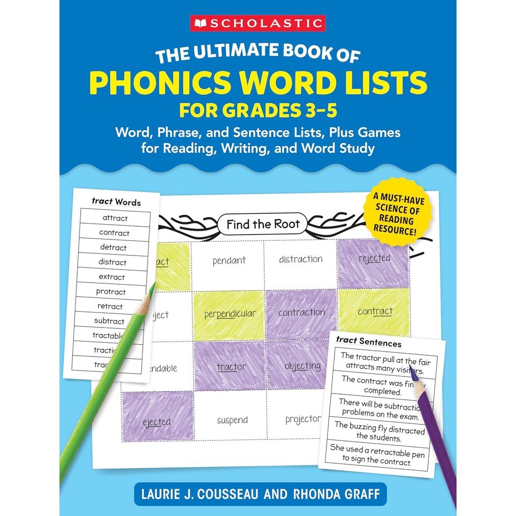 หนังสืออังกฤษใหม่ The Ultimate Book of Phonics Word Lists: Grades 3-5 ...