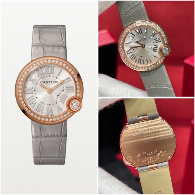 Pre order ราคา8600/8300 Cartier คาร์เทียร์ Ballon Blanc WJBL0008 30mm ...