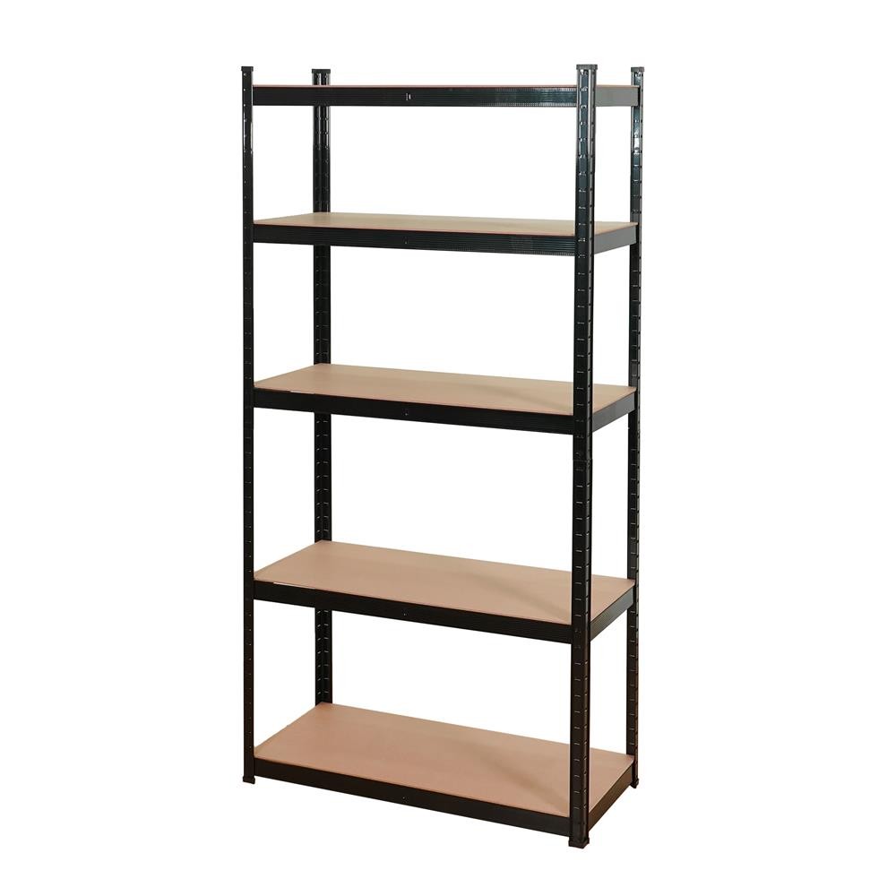 [ จัดส่งอย่างเดียว ] HomePro ชั้นวางของโล่ง 5 ชั้น HARV 90 ซม. สีดำ แบรนด์ FURDINI | Shopee Thailand