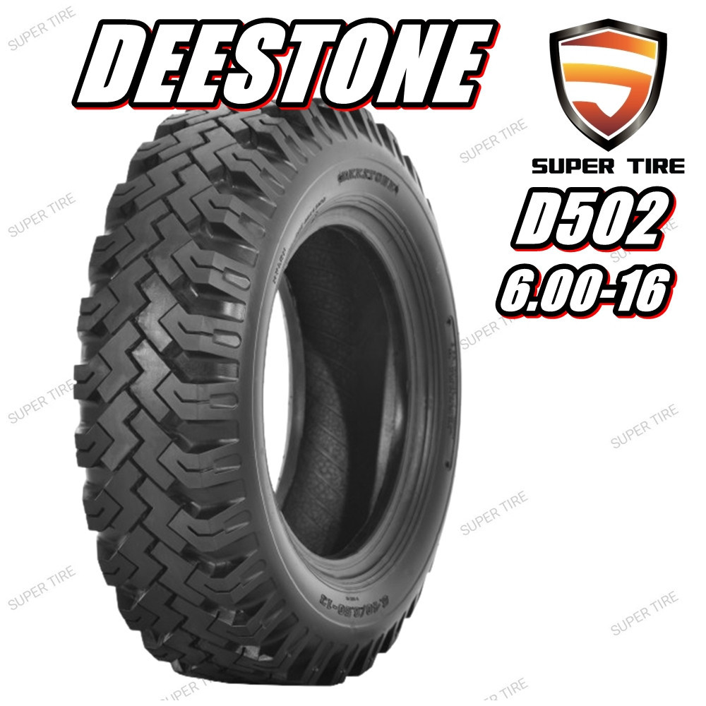 ยางรถบรรทุก ชนิดผ้าใบ ขนาด 6.00-16 รุ่น D502 ชนิด TT 6PR ยี่ห้อ ...