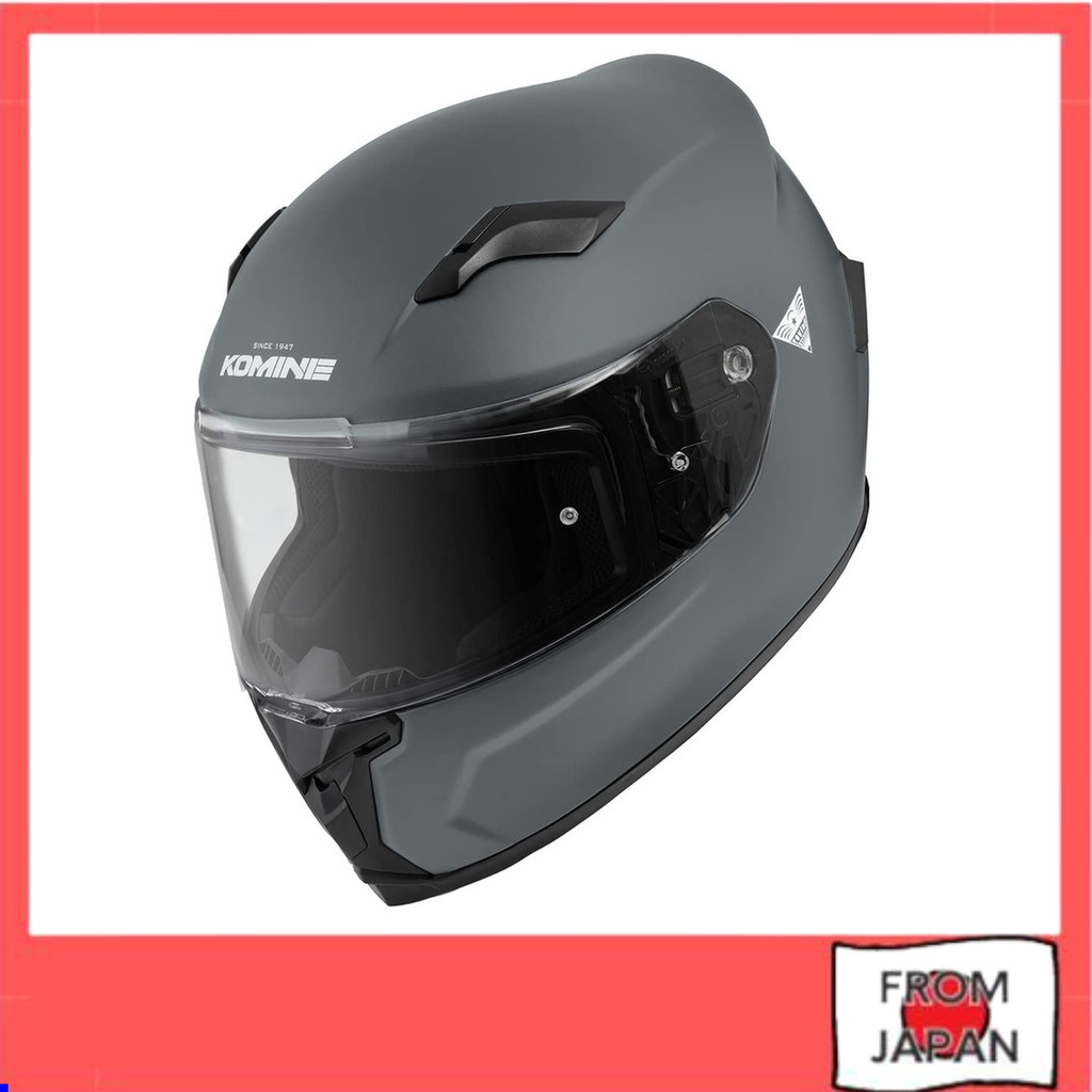 【Direct From Japan】 KOMINE HK-170 FL Full Face Helmet Basalt Grey L for Motorcycle | Shopee Thailand