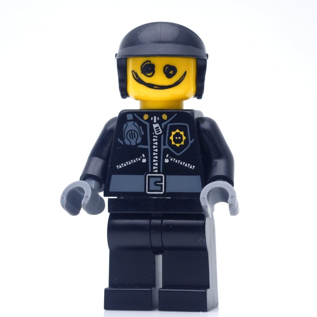 ( Ploybrick Minifigure ของแท้ ) Scribble-Face Bad Cop LEGO Movie ...