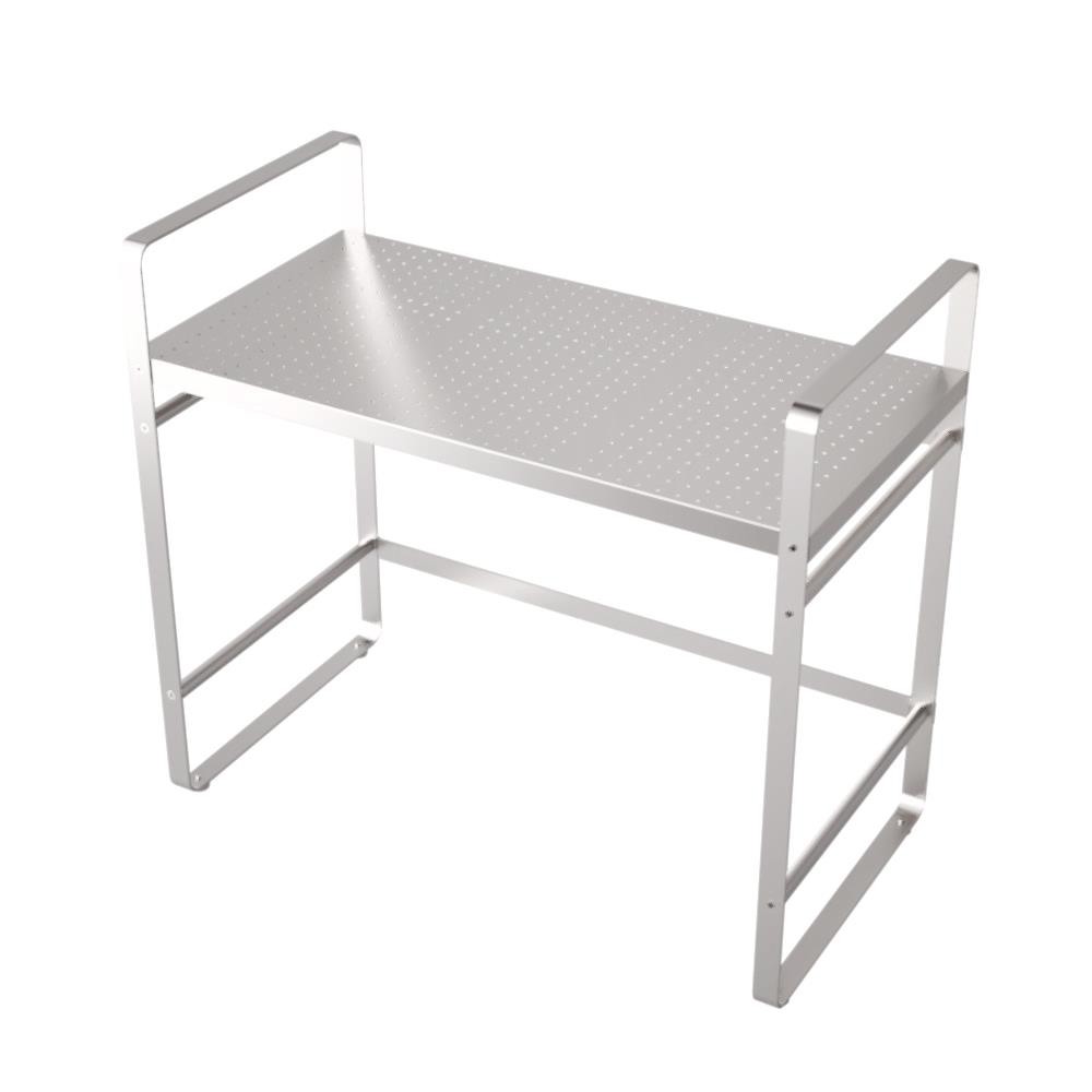 KECH ชั้นวางคร่อมไมโครเวฟสเตนเลส KECH PANEL อุปกรณ์จัดเก็บในครัว ชั้นวางของในครัว STAINLESS ...