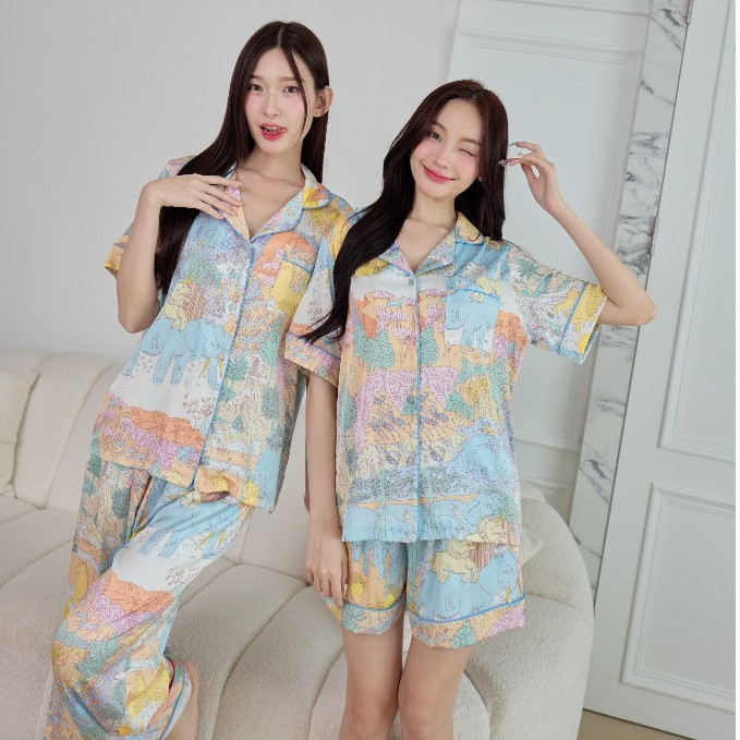 ชุดนอน Muslin Pajamas Collection Muslin Pet (N3041 T3041 L3041 K3041 ...