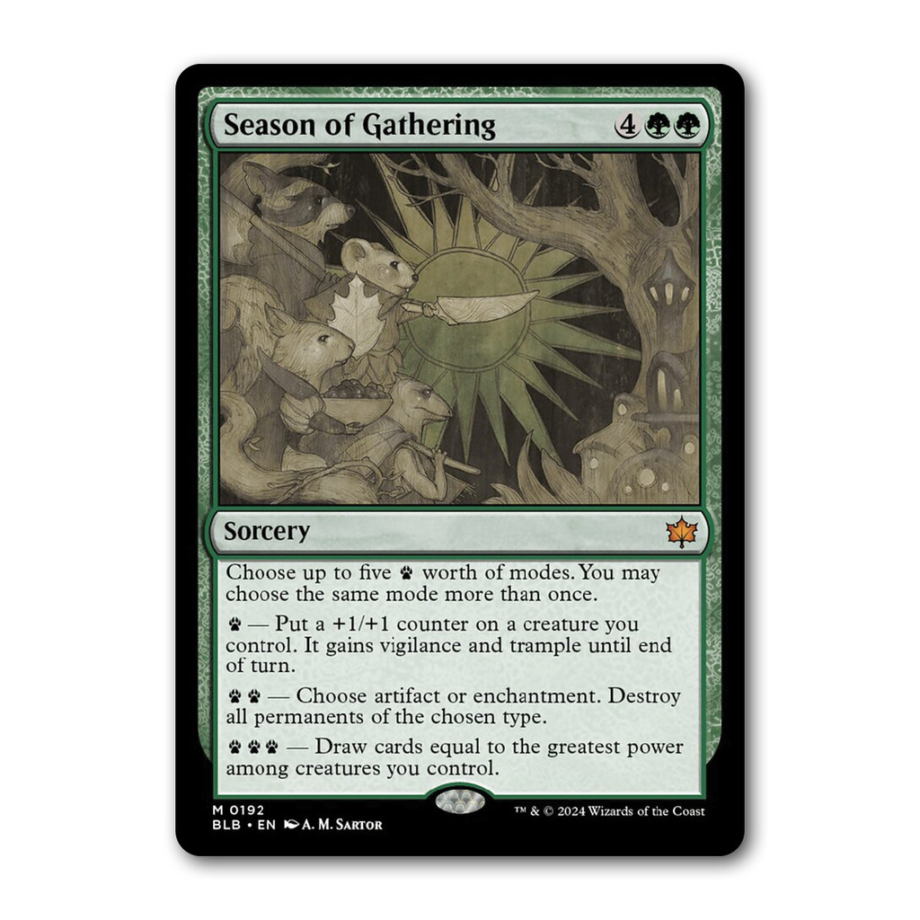 [MTG] Season of Gathering [BLB] [Green] [Mythic] [Normal] [ENG] [2024 ...