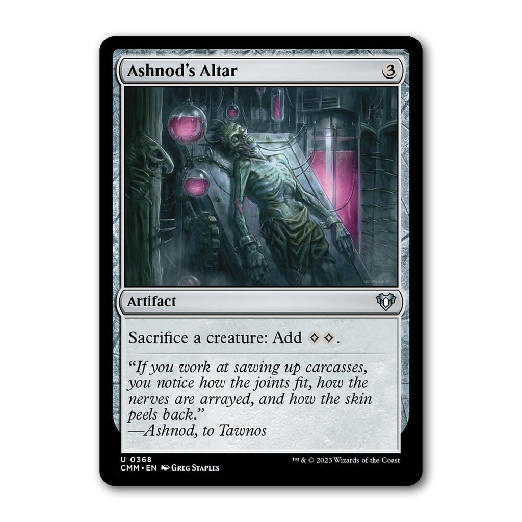 [MTG] Ashnod's Altar [CMM] [Colorless] [Uncom] [Normal] [ENG] [2023 ...