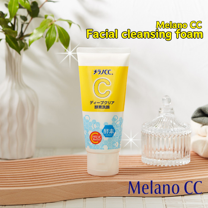 Melano CC Deep Clear Enzyme Face Wash 130g มีเอนไซม์ × Vitamin C โฟม ...