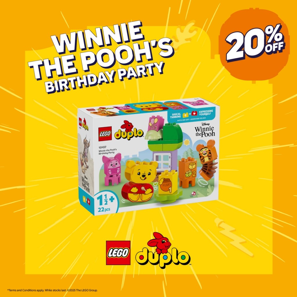 LEGO DUPLO Disney 10457 Winnie the Pooh's Birthday Party (22 Pieces ...