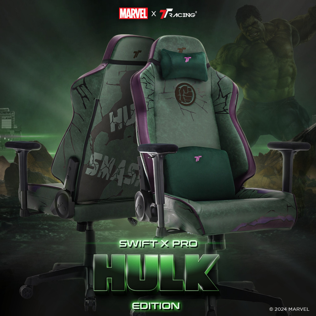 TTRacing Swift X Pro Hulk Edition Gaming Chair เก้าอี้สำนักงาน เก้าอี้ ...