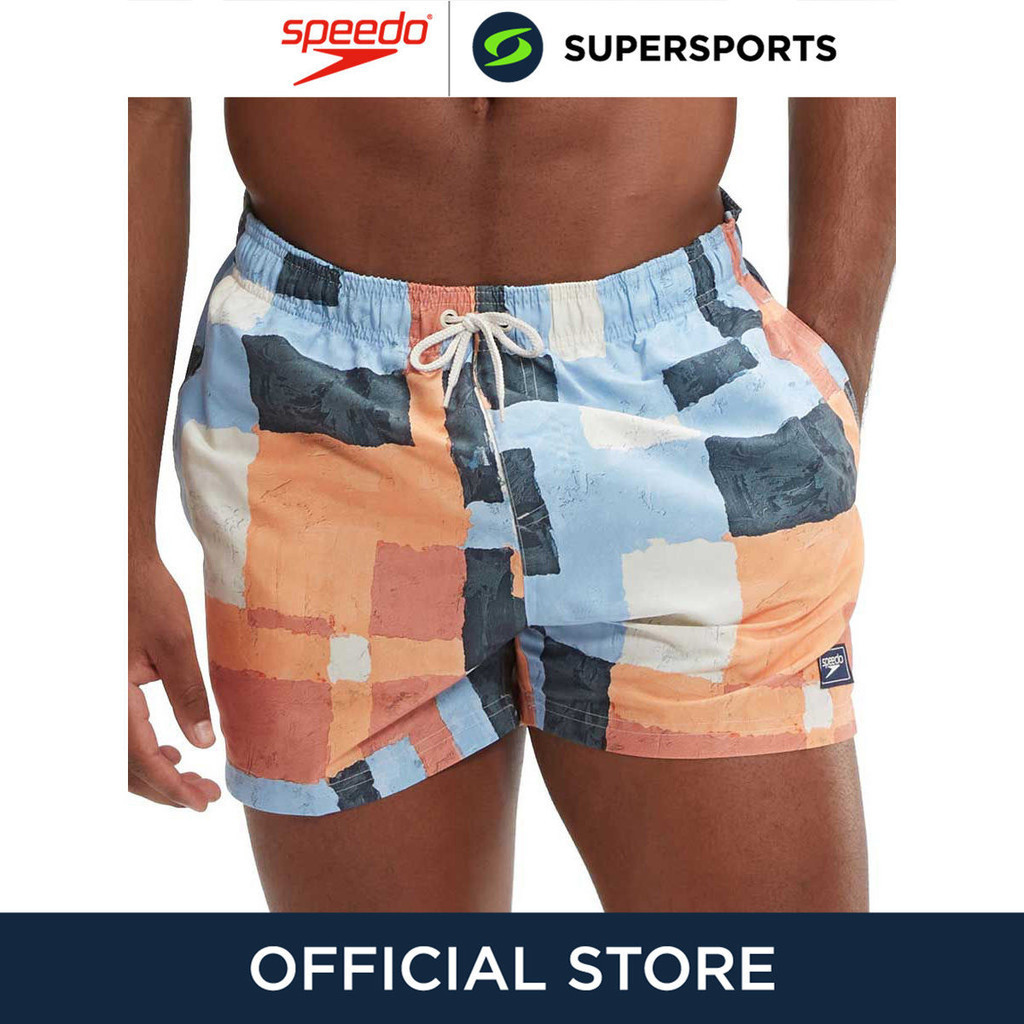 SPEEDO Digital Printed Leisure 14" กางเกงว่ายน้ำขาสั้นผู้ชาย | Shopee ...