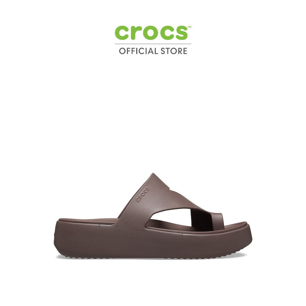 CROCS รองเท้าแตะผู้หญิง GETAWAY PLATFORM TOE LOOP รุ่น 210834-0LF ...