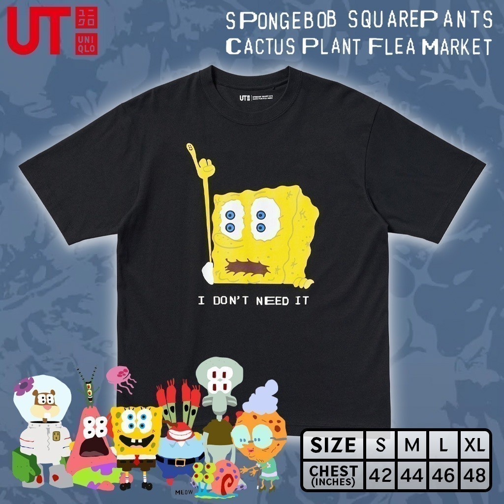 COD SpongeBob เสื้อครอบครัวไซส์ใหญ่ เสื้อนมโต SpongeBob เสื้อยืด ผ้าย ...