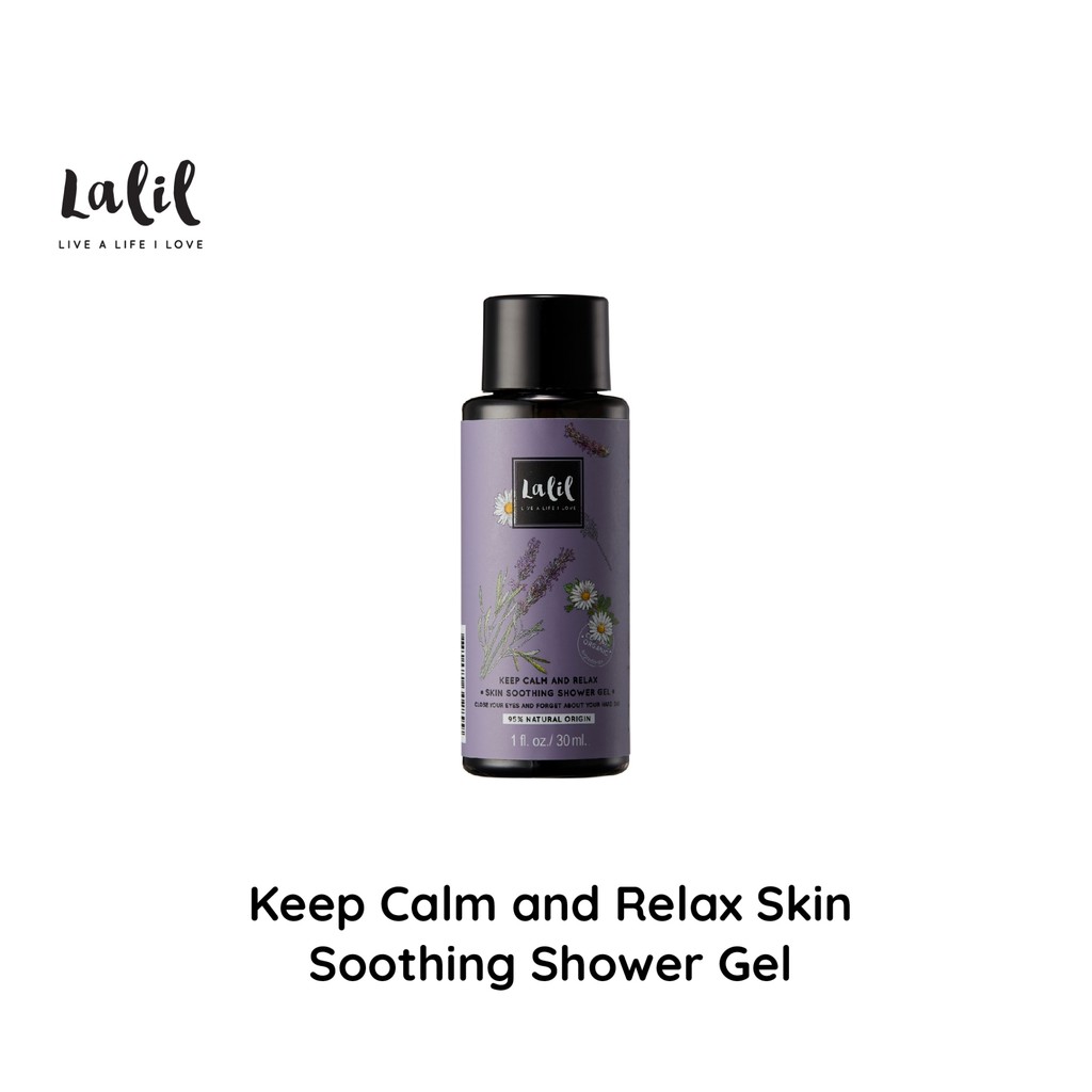 (New Package) LALIL Keep Calm and Relax Skin Soothing Shower Gel 30ml ...