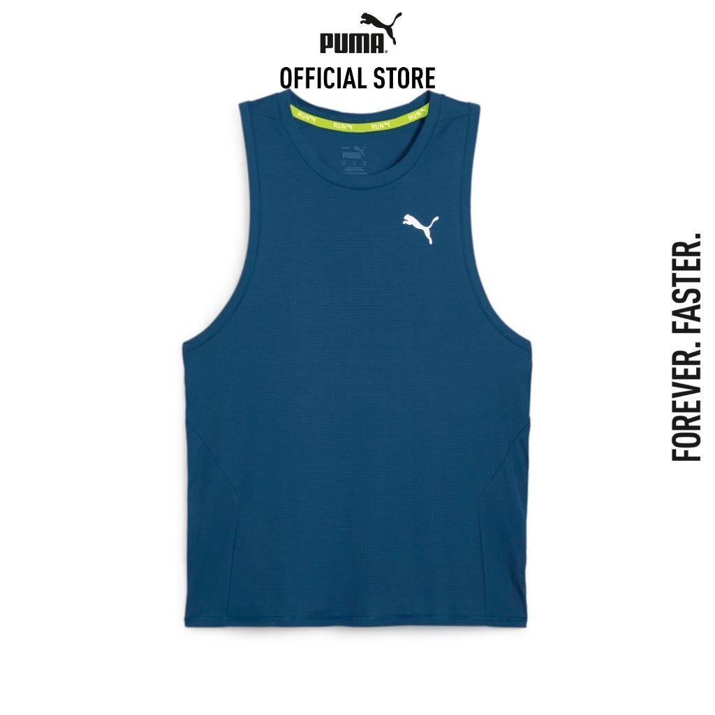 PUMA RUNNING - เสื้อกล้ามวิ่งผู้ชาย RUN FAVOURITE สีฟ้า - 52314921 ...