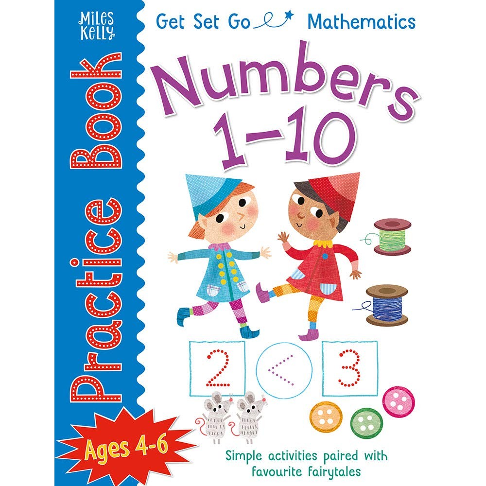 BBW หนังสือ GET SET GO: PRACTICE BOOK - NUMBERS 1 TO 10 ISBNarna ...
