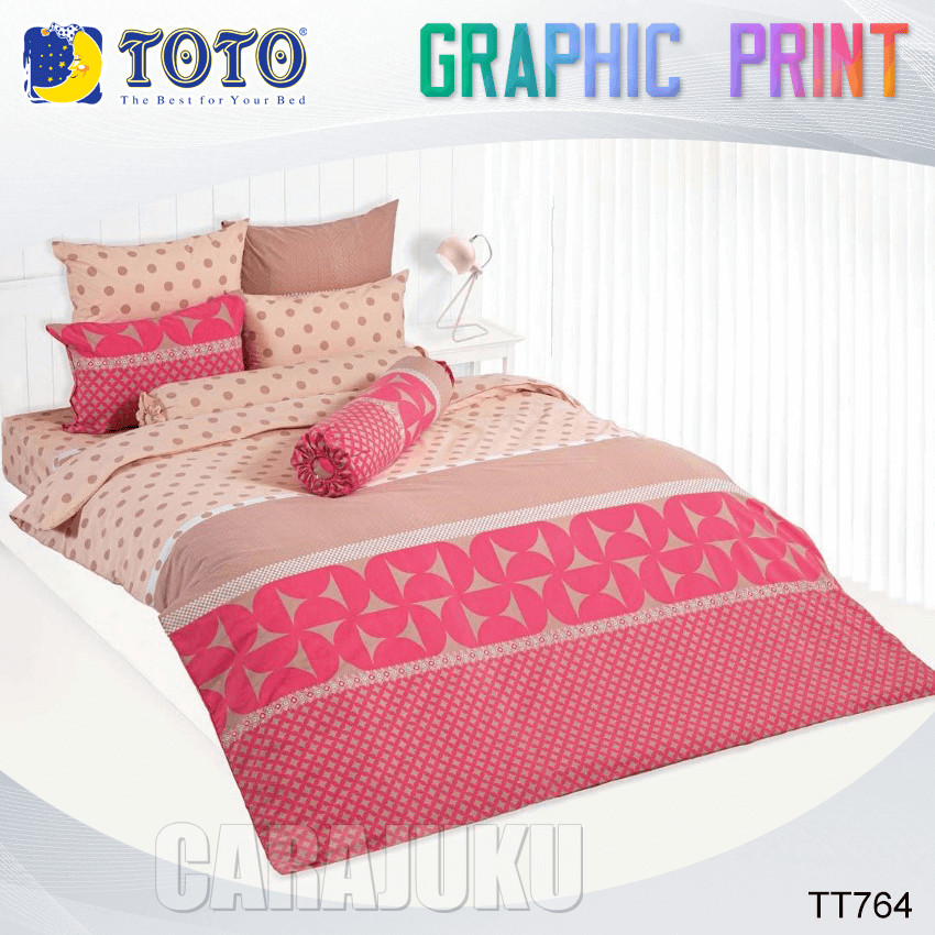 TOTO (ชุดประหยัด) ชุดผ้าปูที่นอน+ผ้านวม ลายกราฟฟิก Graphic Print TT764 ...