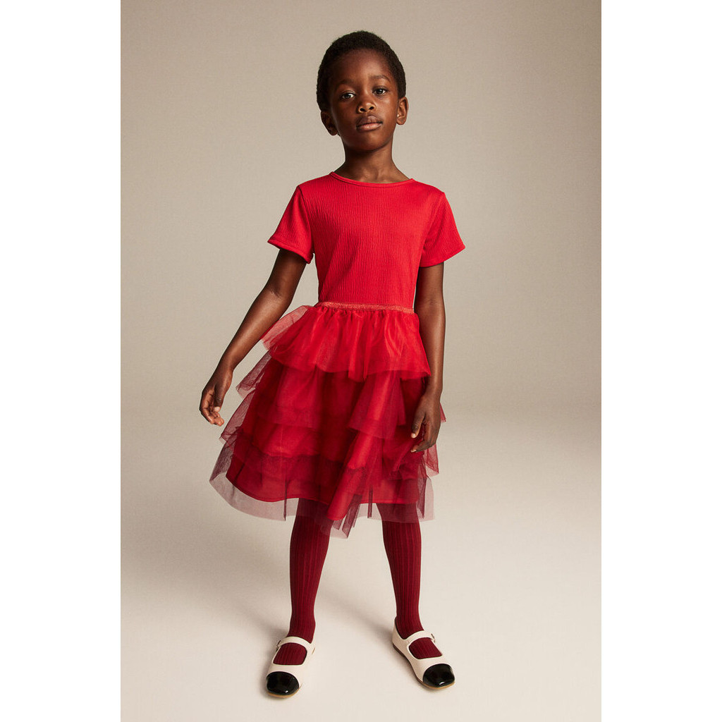 H&M Girl Tulle-skirt dress 1205734_1 | Shopee Thailand