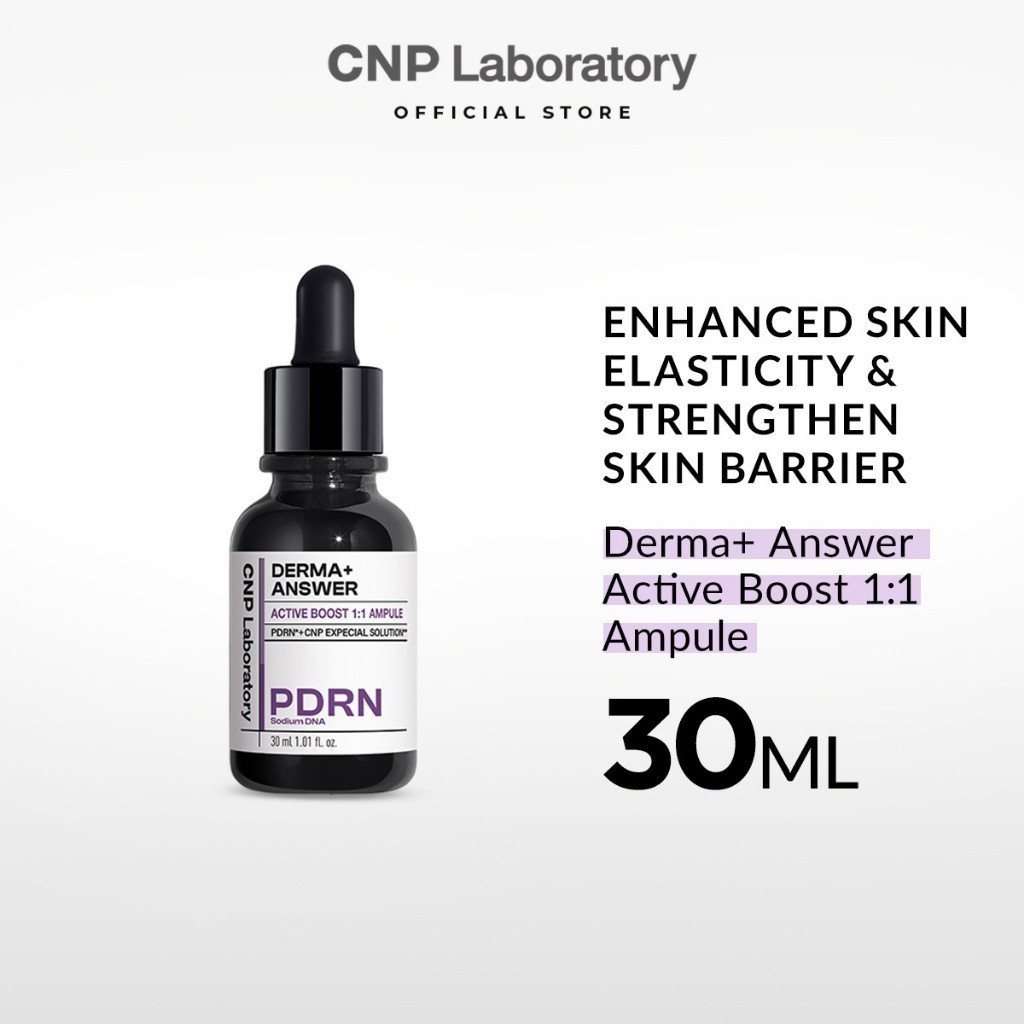 CNP LABORATORY Derma Answer Active Boost PDRN Ampule 30ml แอมพูล PDRN ...
