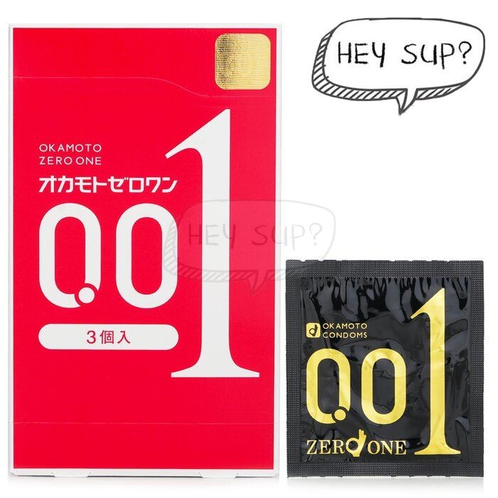 OKAMOTO 0.01 Zero One Condom 3pcs | Shopee Thailand